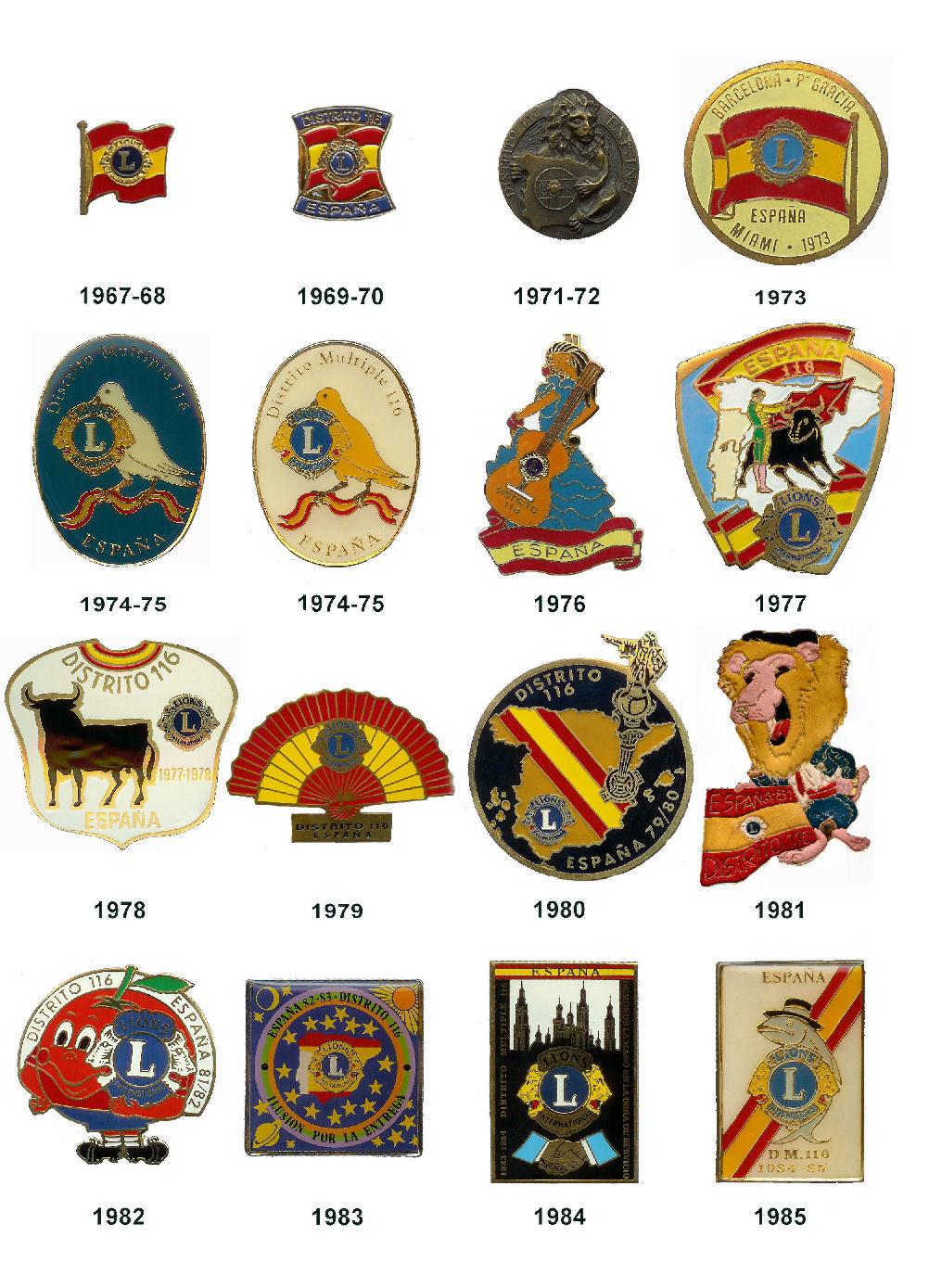Pins Lions from Spain